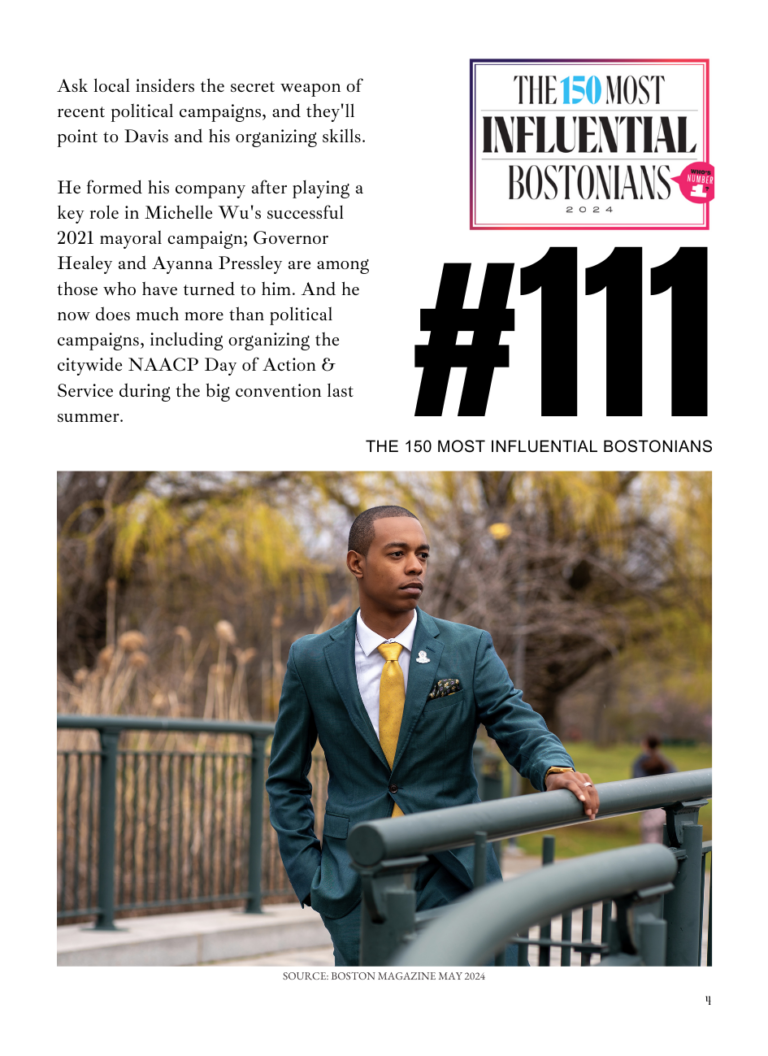 Anthony Davis Jr. recognized as one of Bostons Most Influential ...